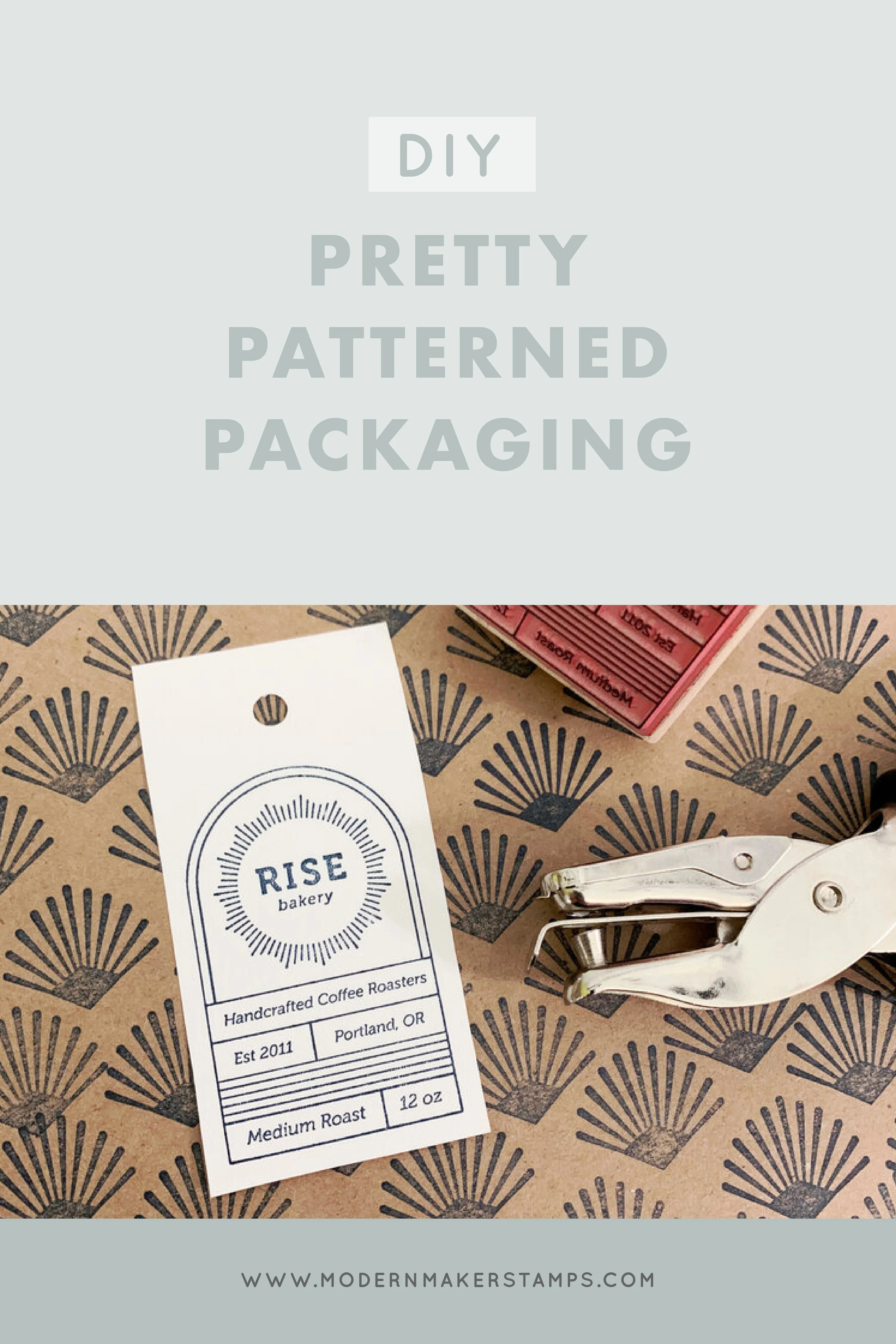 DIY Pretty Patterned Packaging — Modern Maker Stamps